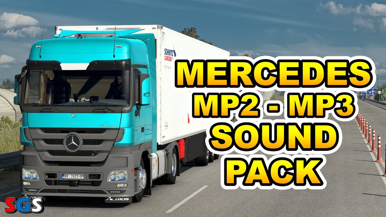 |ETS2 1.53| Mercedes MP2 - MP3 Sound Pack by Rudi - YouTube