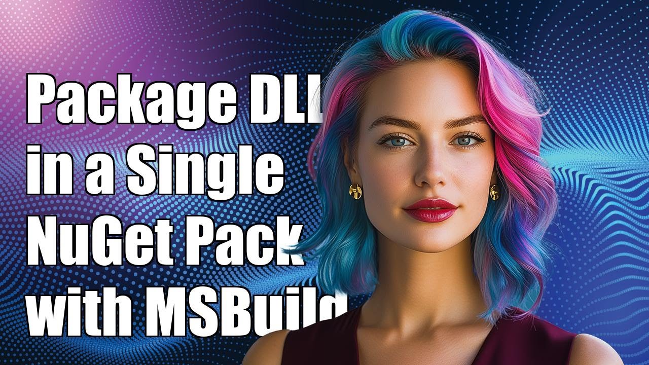 How to Package Multiple DLLs in a Single NuGet Package with MSBuild - YouTube