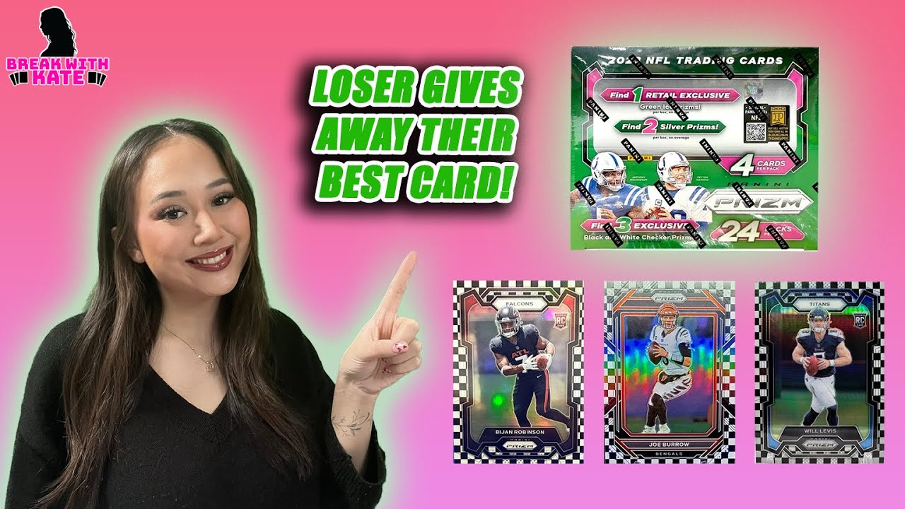 LOSER GIVES AWAY THEIR BEST CARD - 2023 Prizm Football Retail Box ...