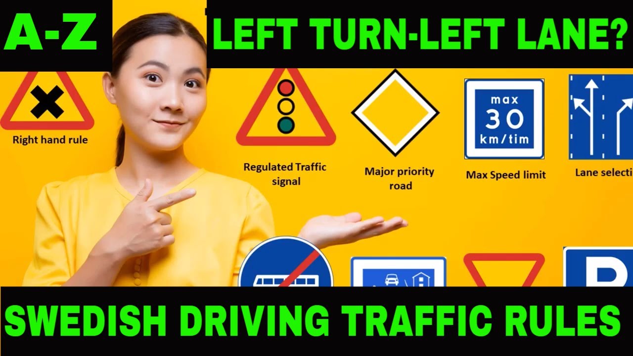 Driving Traffic Rules: Sweden driving | KÖRKORT | Swedish Driving Test ...