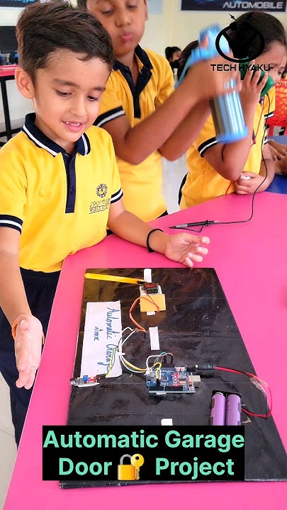 Automatic Garage Door 🚪 Project |Stem Education #gvws #stemeducation # ...