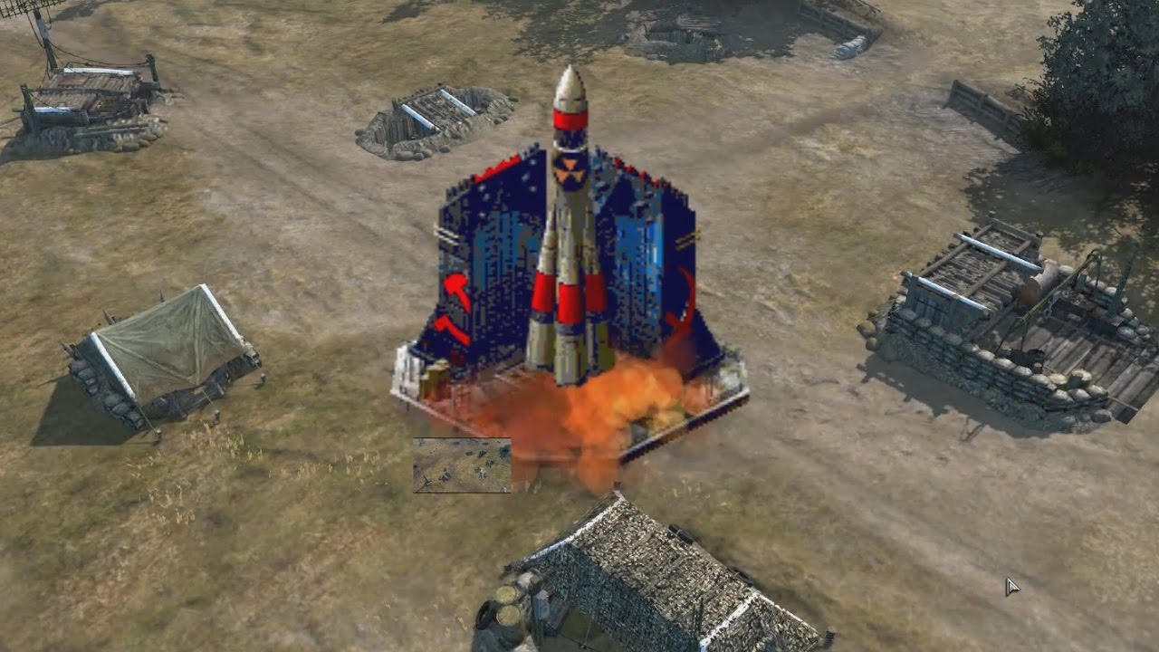 Company of Heroes 2 meets Red Alert 2 - Nuclear Missile Silo - YouTube