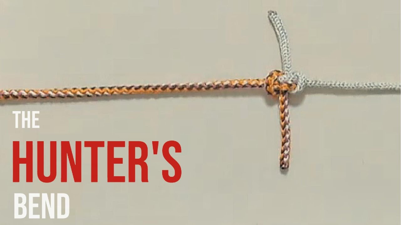 Hunter's bend | How to Tie a Hunter's bend Knot - YouTube