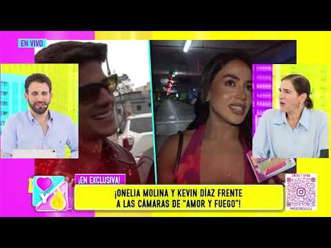 Amor y Fuego - JUL 06 - ONELIA MOLINA Y KEVIN DÍAZ FRENTE A LAS CÁMARAS DE \