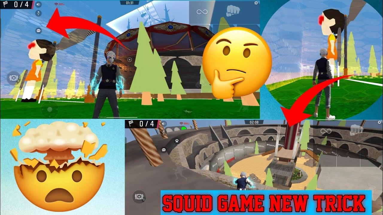 Squid Game in free fire 🤯 || squid game new trick 😮 || #freefire # ...