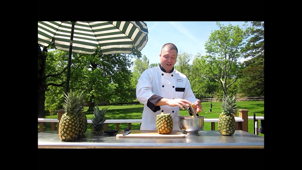 Chef Anthony's How to Make a Pineapple Cup - YouTube