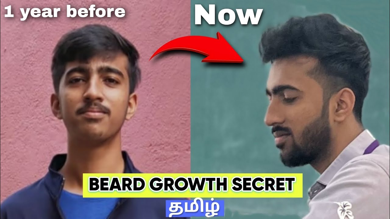2 Step To Grow Beard Faster தமிழ் Beard Growth Secret 🤫 Myth
