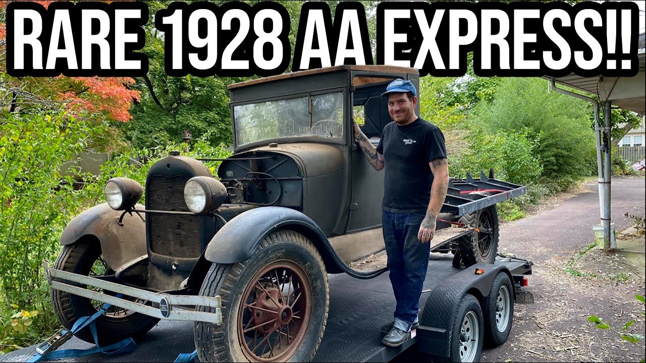 Barn Find Stories - 1928 Ford Model AA Express Bed Pickup!! - YouTube