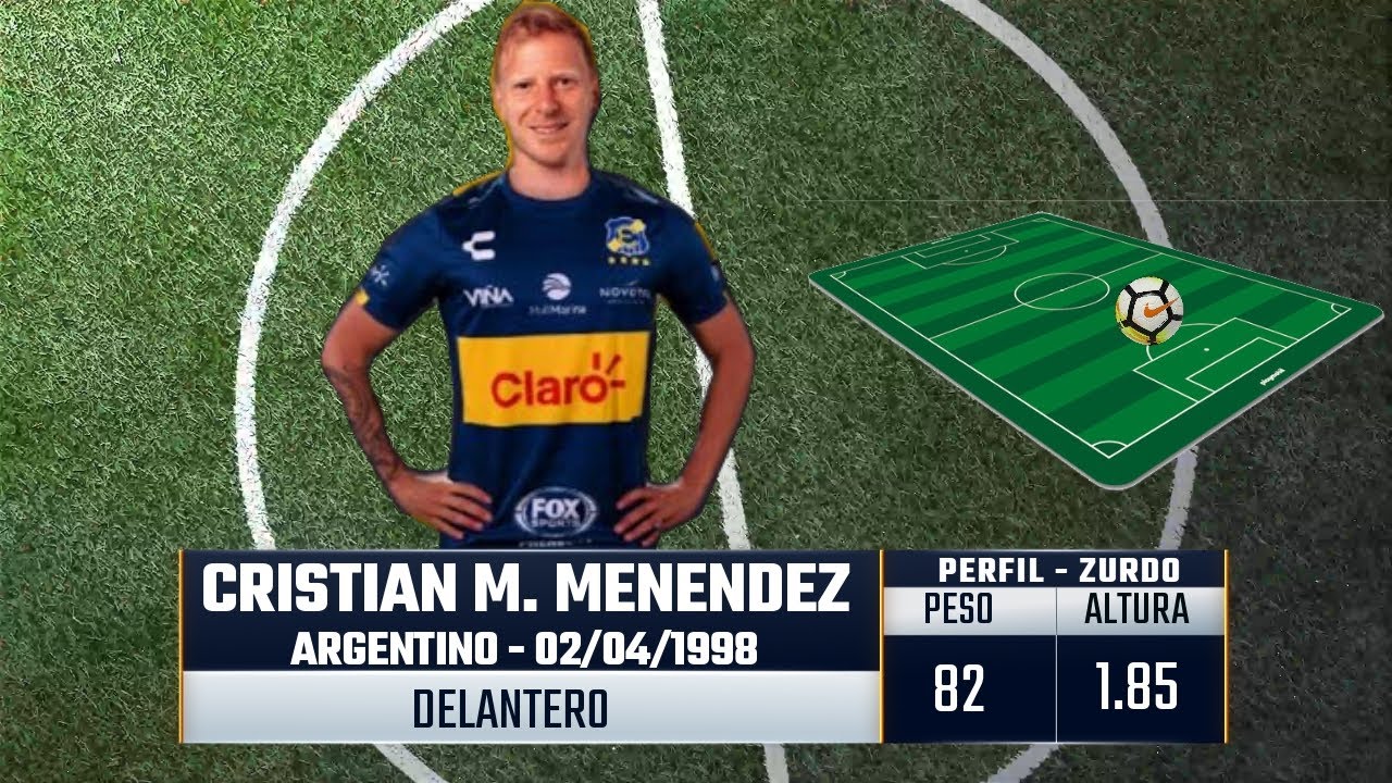 CRISTIAN MENENDEZ - JUGADOR PROFESIONAL - YouTube