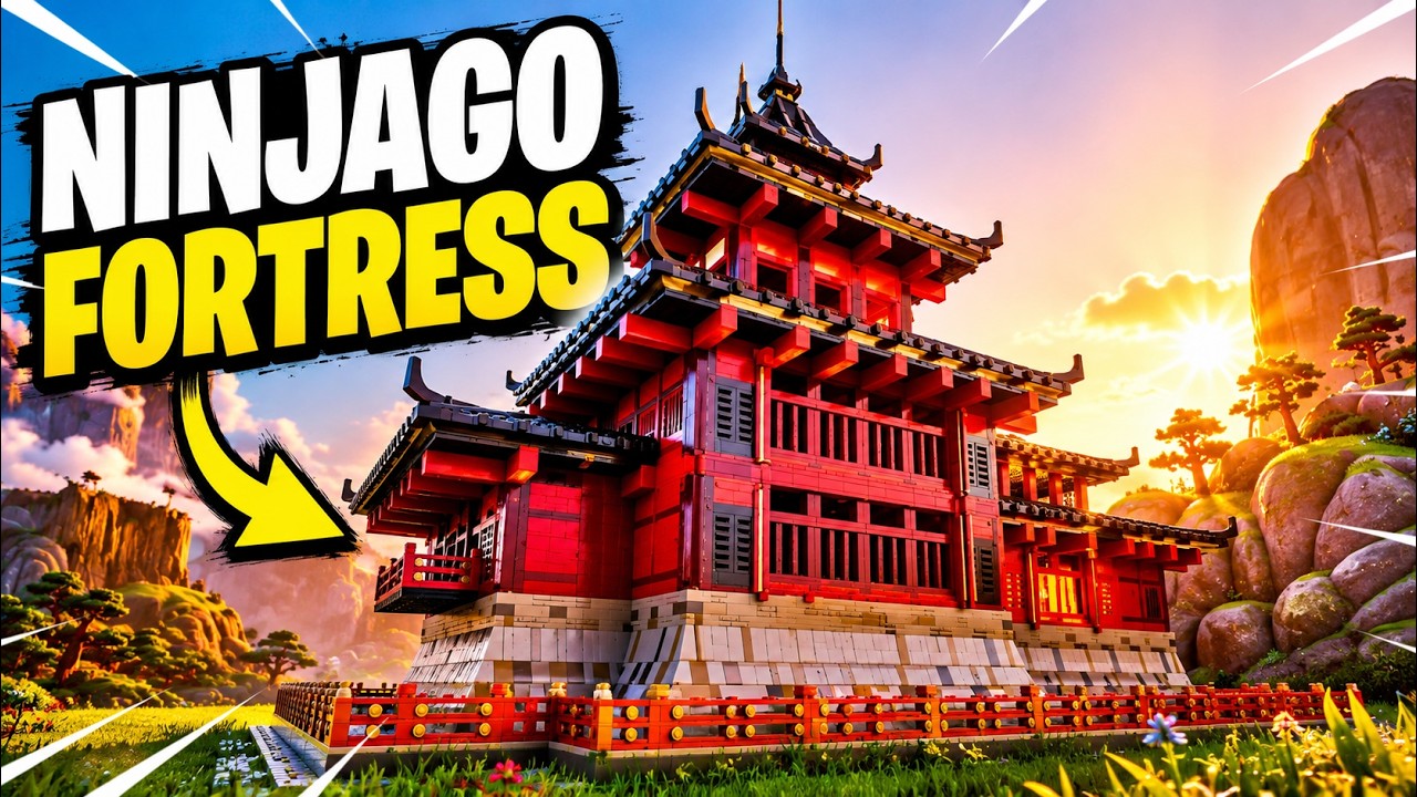 LEGO Fortnite: How to build ULTIMATE Ninjago Fortress in LEGO Fortnite ...