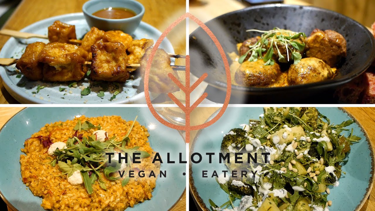 The Allotment Vegan Eatery - Manchester - TVG Grub Club 7 - YouTube