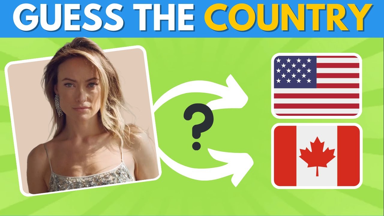 Guess the Nationality: Famous People Edition - YouTube