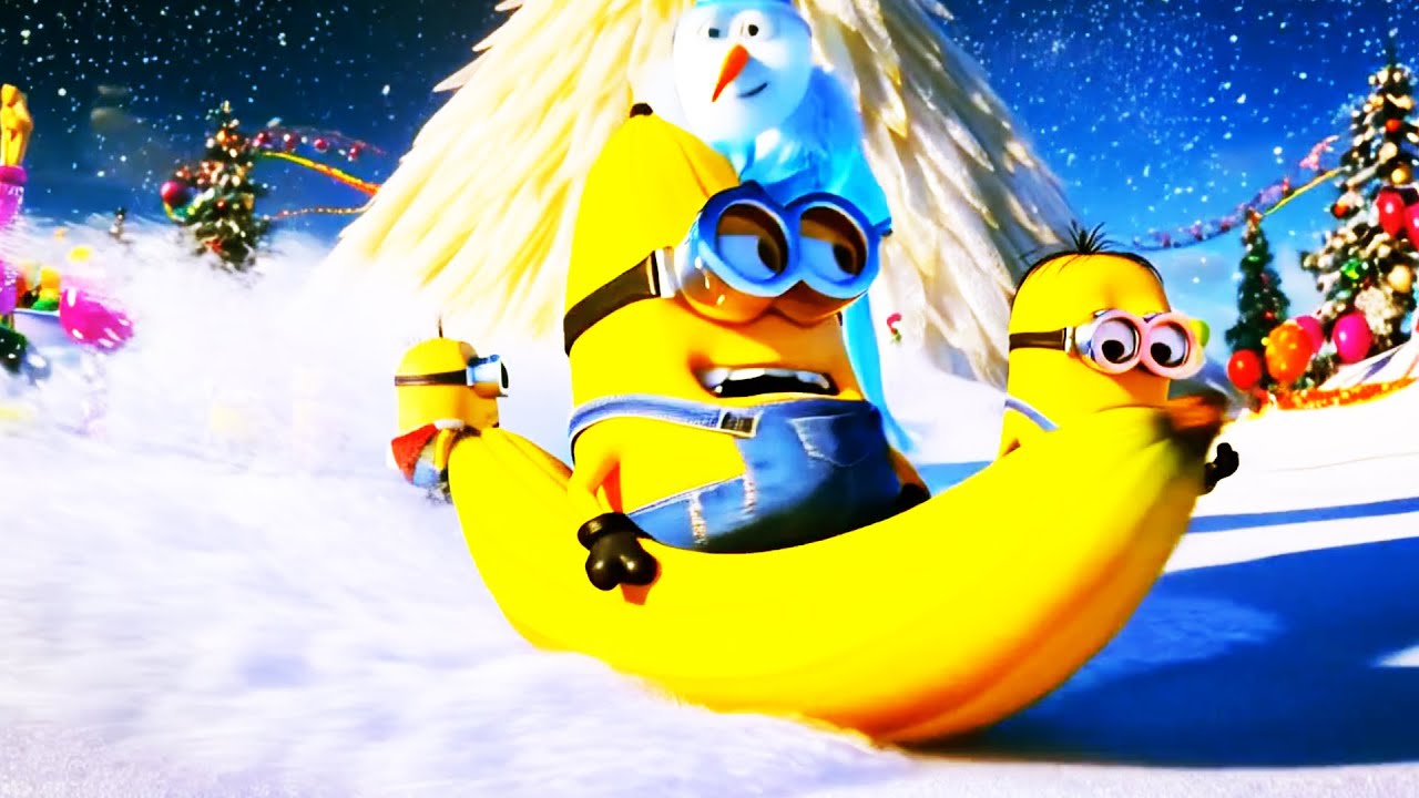 Minions Winter Wonderland The Great Banana Avalanche Adventure - YouTube