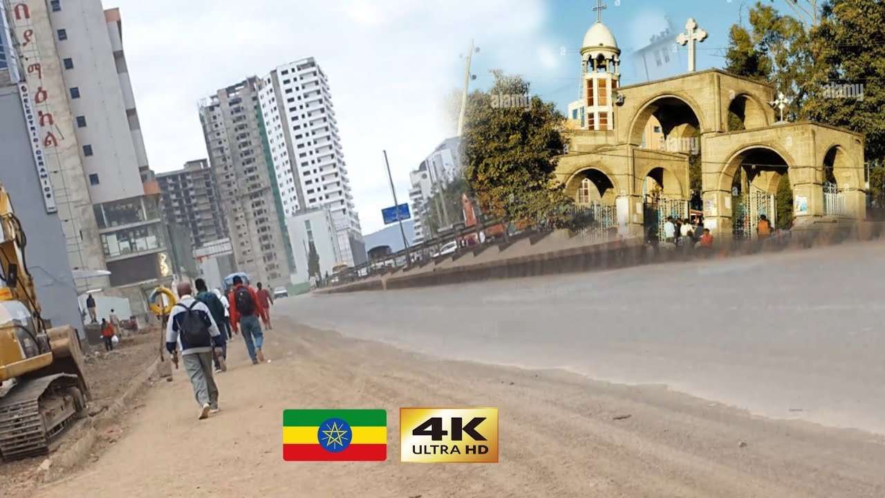 Urael , 🇪🇹 Addis Ababa walking Tour 2025 , Ethiopia - YouTube