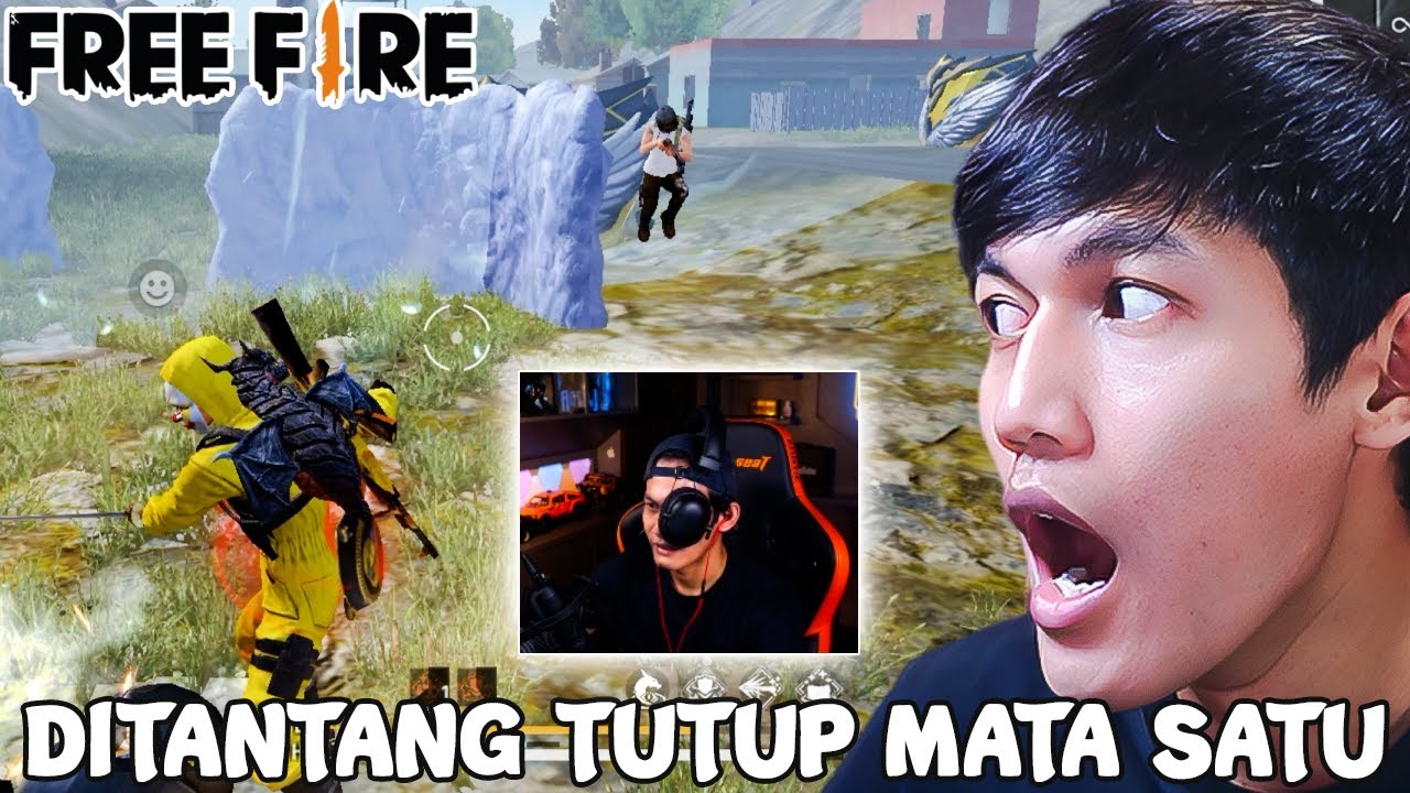 DITANTANG TUTUP MATA SATU MODE BARBAR SO EZ BRO - Free Fire - YouTube