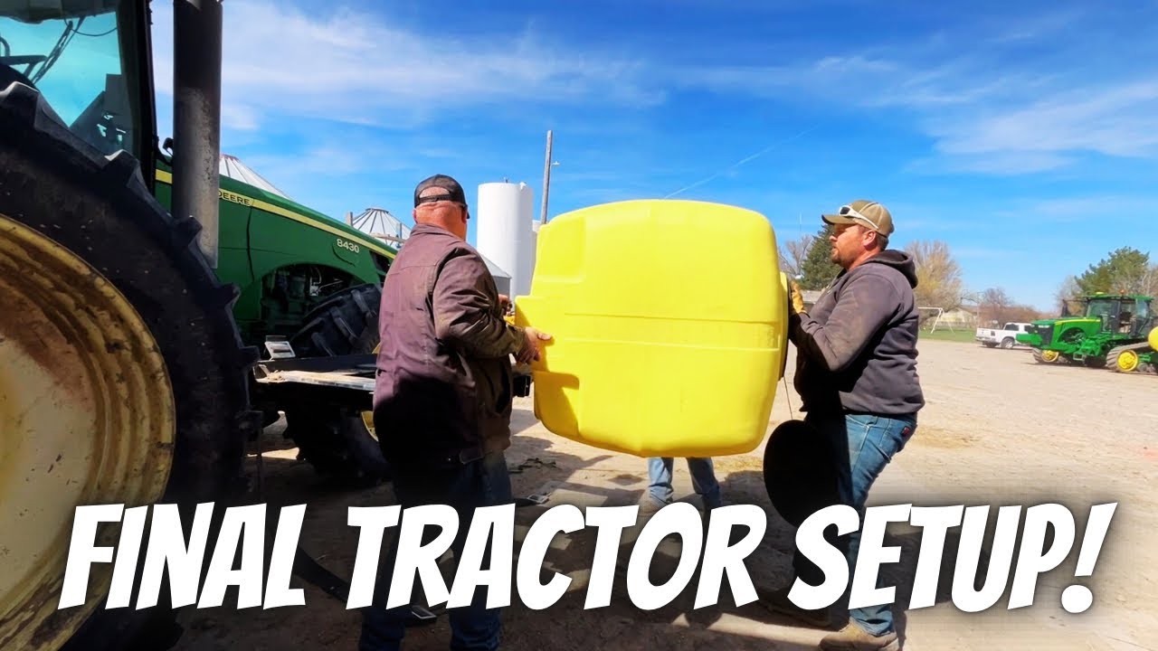 We finally got tanks on our last potato planter Tractor! - YouTube