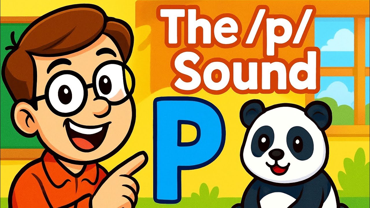 Learn the /p/ Sound 🔤 | Jolly Phonics Lesson for Kids | Fun English ...