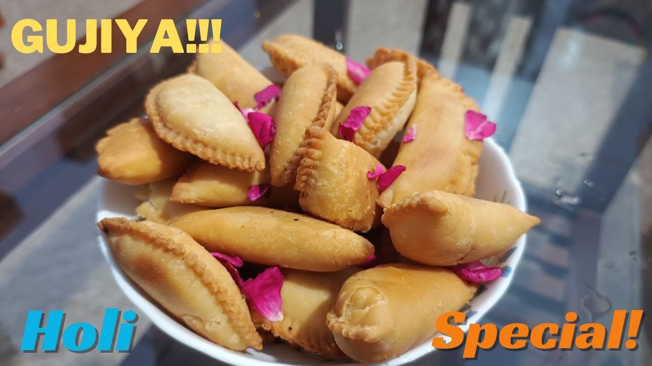 HOW TO MAKE GUJIYA / HOW TO MAKE GUJIYA AT HOME / GUJIYA RECIPE / MAWA ...
