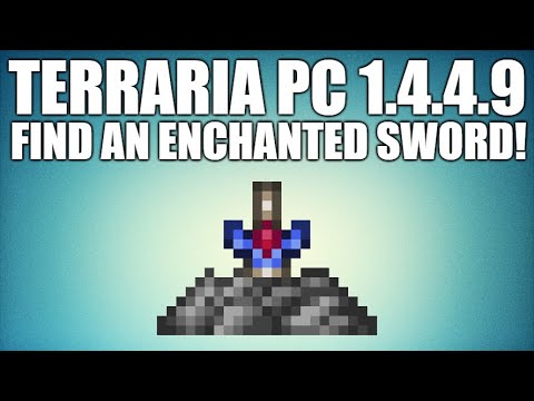 Terraria 1.4.4.9 Enchanted Sword Seed!! How To Find The Enchanted Sword! - YouTube