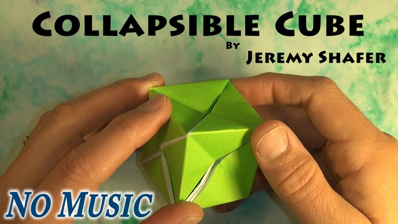 Collapsible Cube (no music) - YouTube