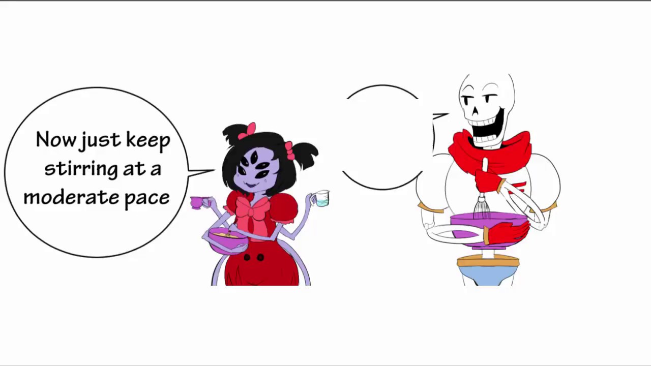 Undertale Comic Dub - Baking with Muffet - YouTube