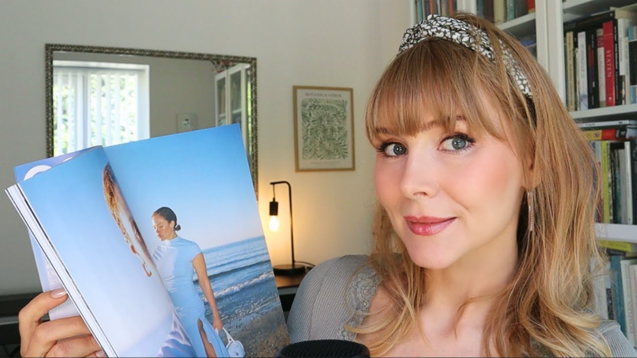 ASMR Magazine Flip Through | Soft Spoken | Summer Fashion in Europe ...