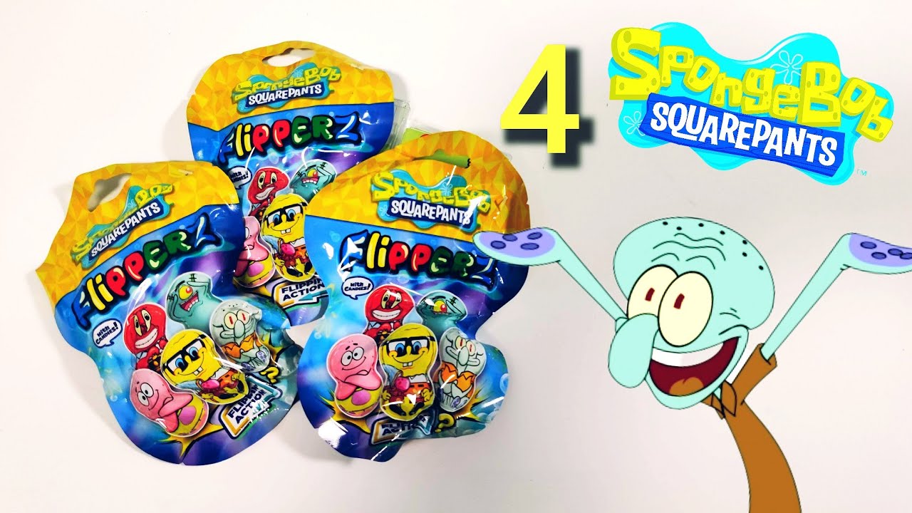 Spongebob Flipperz unboxing #4 - YouTube