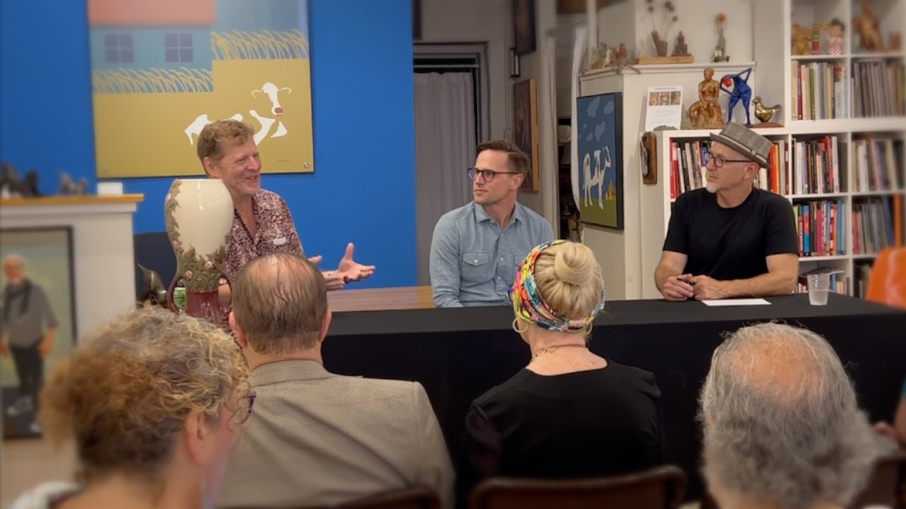 Studio Kroner artist talk with featured artists Michael Roller & Roy ...