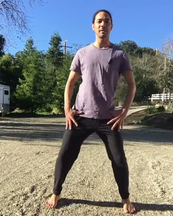 Learn the yoga movement revolve the axel in 1 min! - YouTube