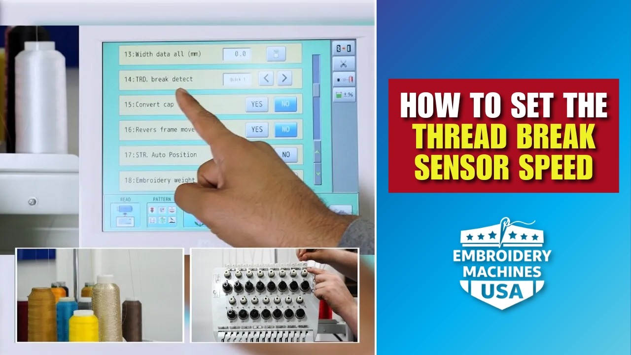 Learn How To Adjust the Thread Break Sensor Speed On Your HappyJapan ...