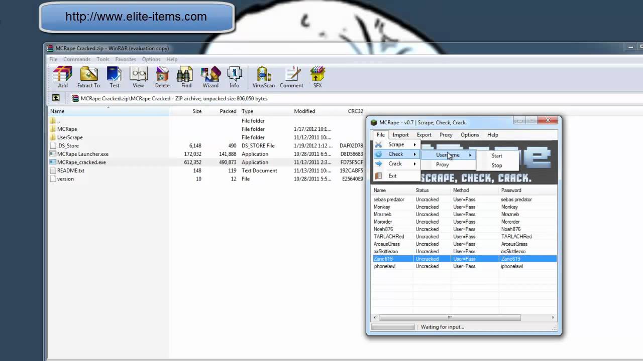 New Minecraft Account Hacker: 1.2.5[DOWNLOAD] - YouTube