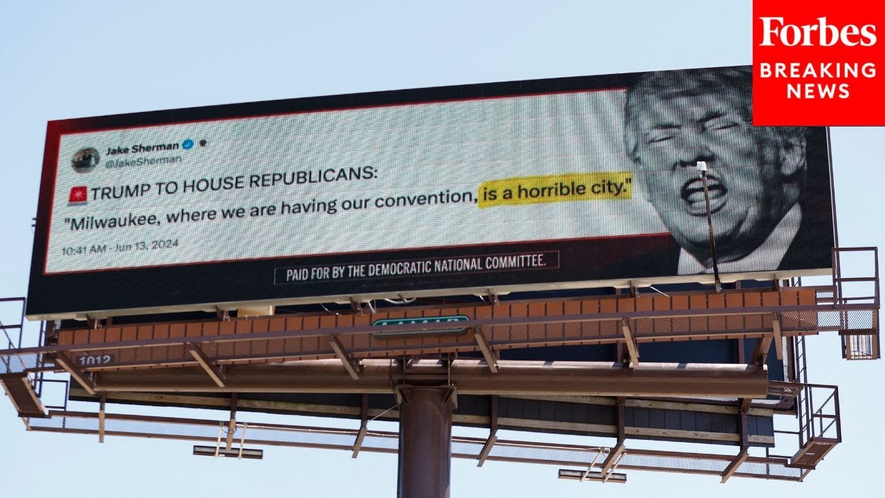 Biden Spox Asked About Counter-Messaging The RNC With Billboards In ...