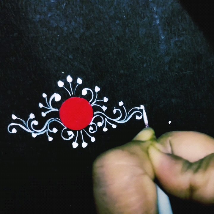 #easy simple bridal kolka design #subcribe #kolkaart#reception kolka# ...