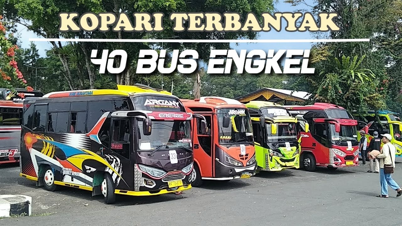 TERBANYAK !! Sekali Masuk 40 Bus Engkel Dari Dieng || Kopari Bus Engkel ...