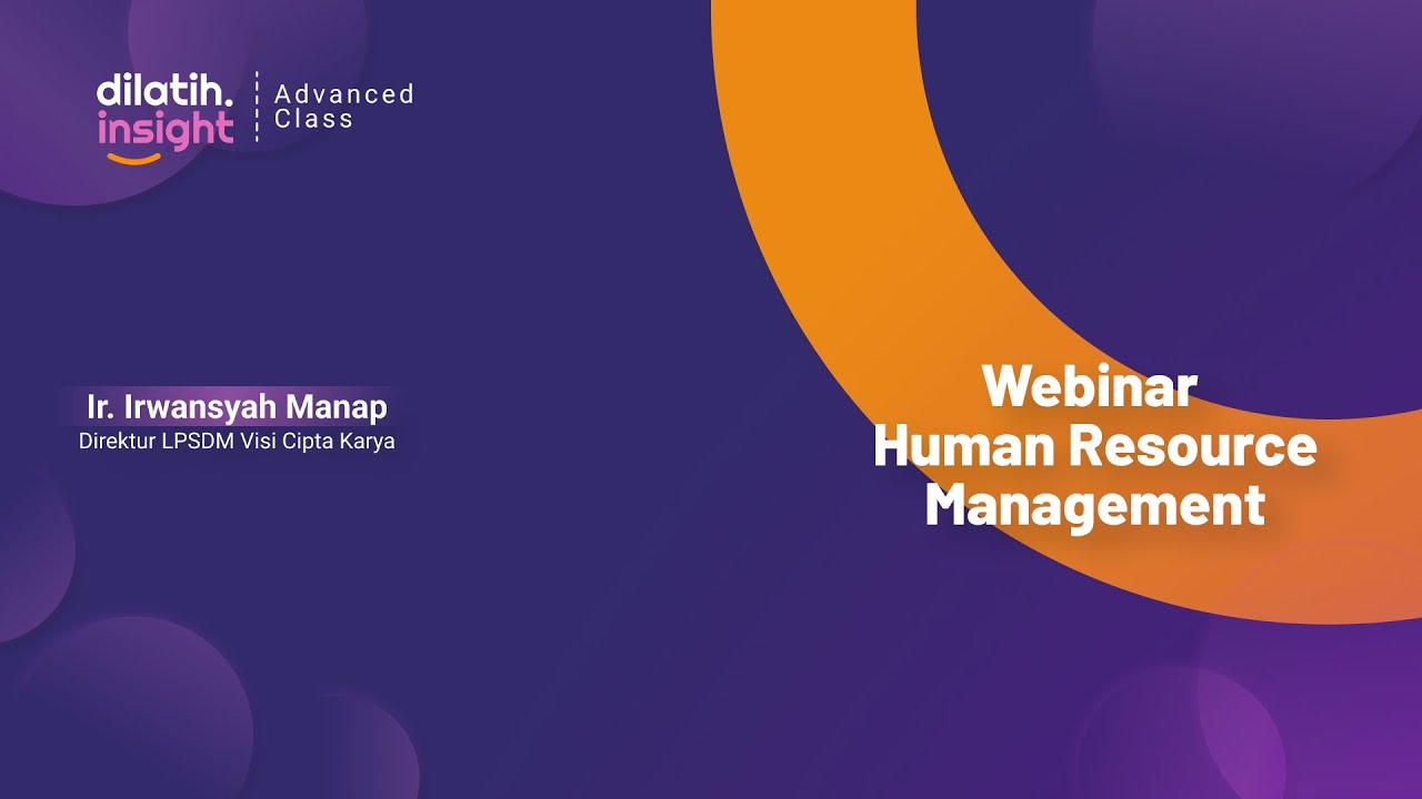 Webinar Human Resource Management - dilatih.co - YouTube