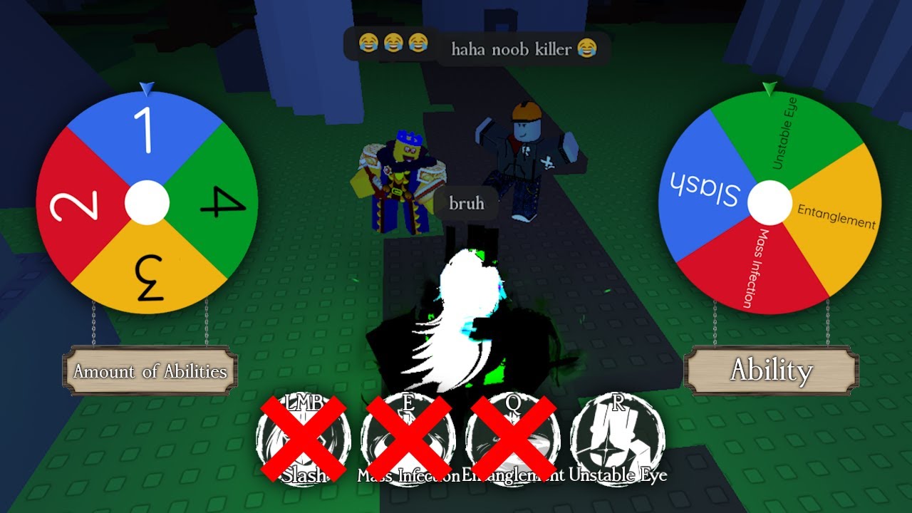 Forsaken But a Wheel Determines My Abilities (Roblox Forsaken) - YouTube