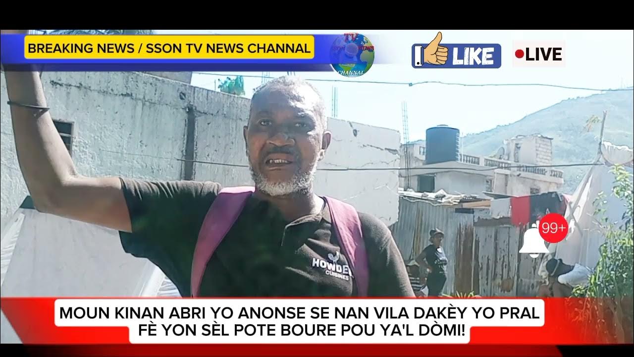 pwoblèm pou KPT a, Moun ki nan abri yo anonse yo pral pote boure nan vila Dakèy dòmi nan vila ...