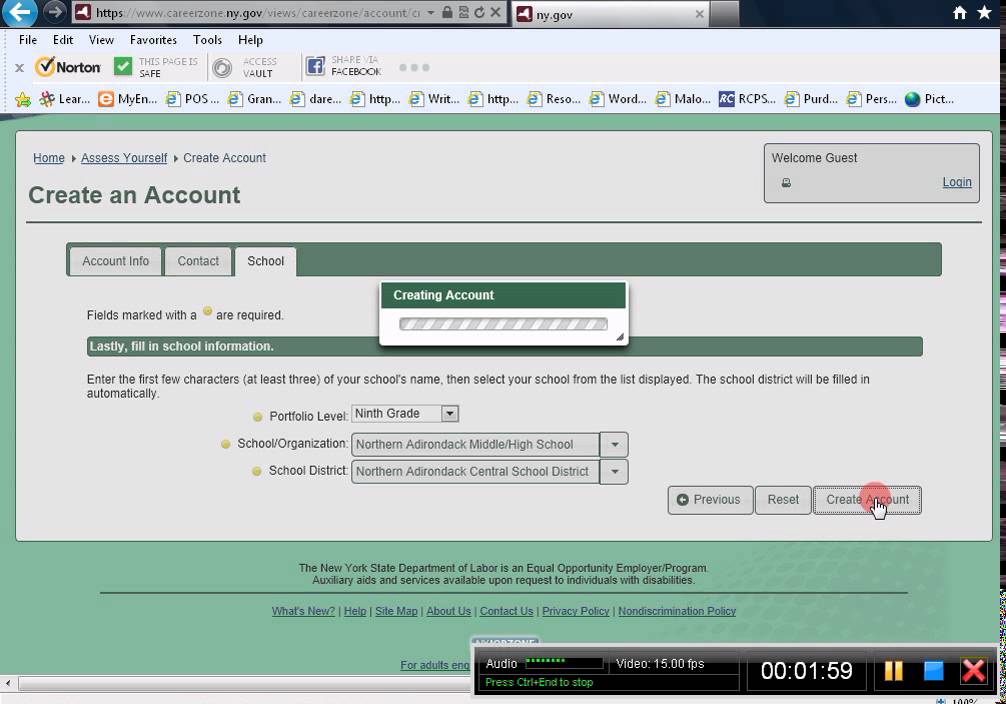 NY CareerZone Getting Started - YouTube