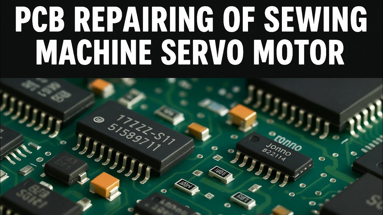 Fix Dead Sewing Machine Motor! PCB Repair Explained - YouTube