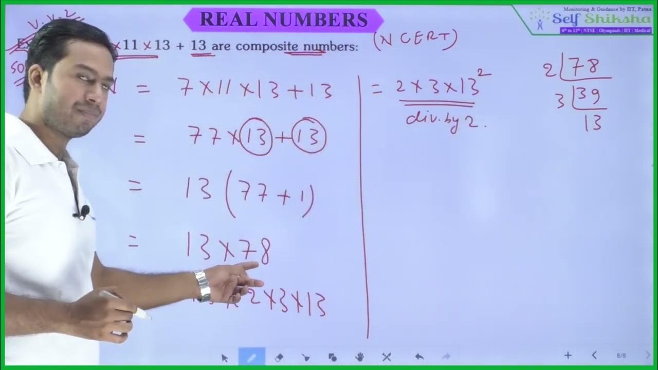 16. Explain why (7x11x13 + 13) are composite numbers - YouTube
