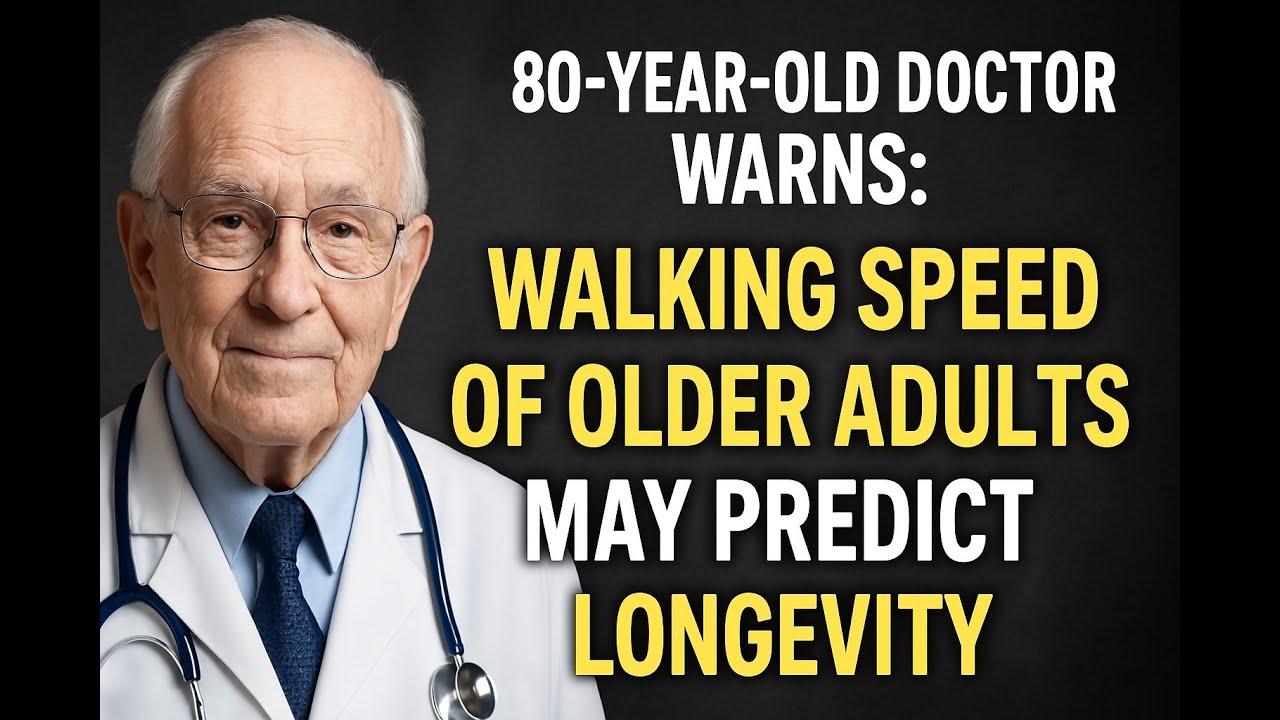 "80-Year-Old Doctor Warns: Elderly People's Walking Speed Can Predict ...