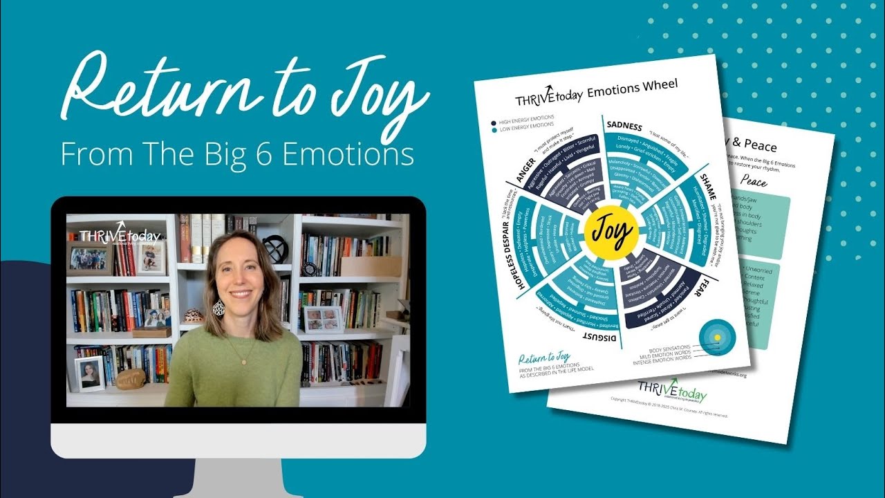 Using the THRIVEtoday Emotions Wheel - YouTube