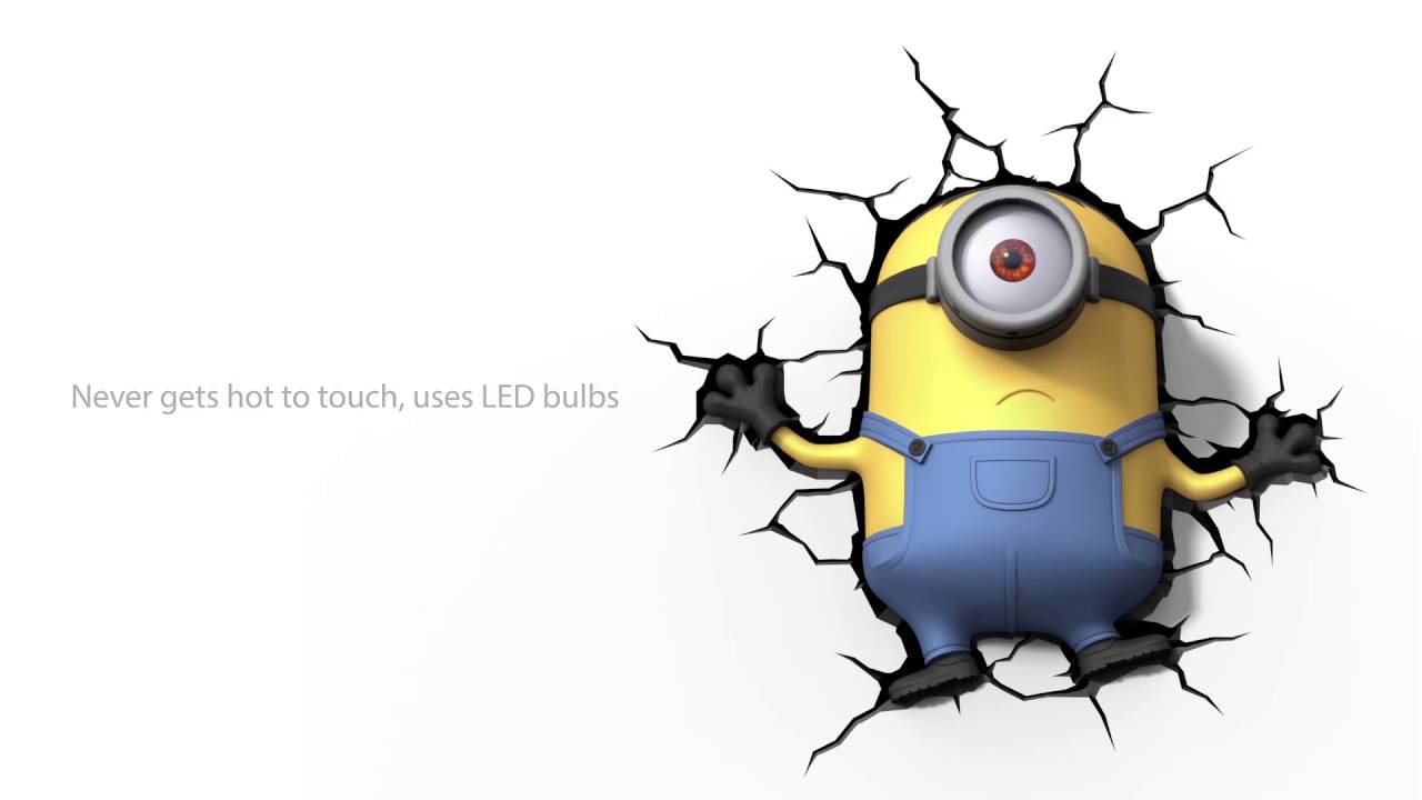 Stuart Minion 3D Deco Light HD - YouTube