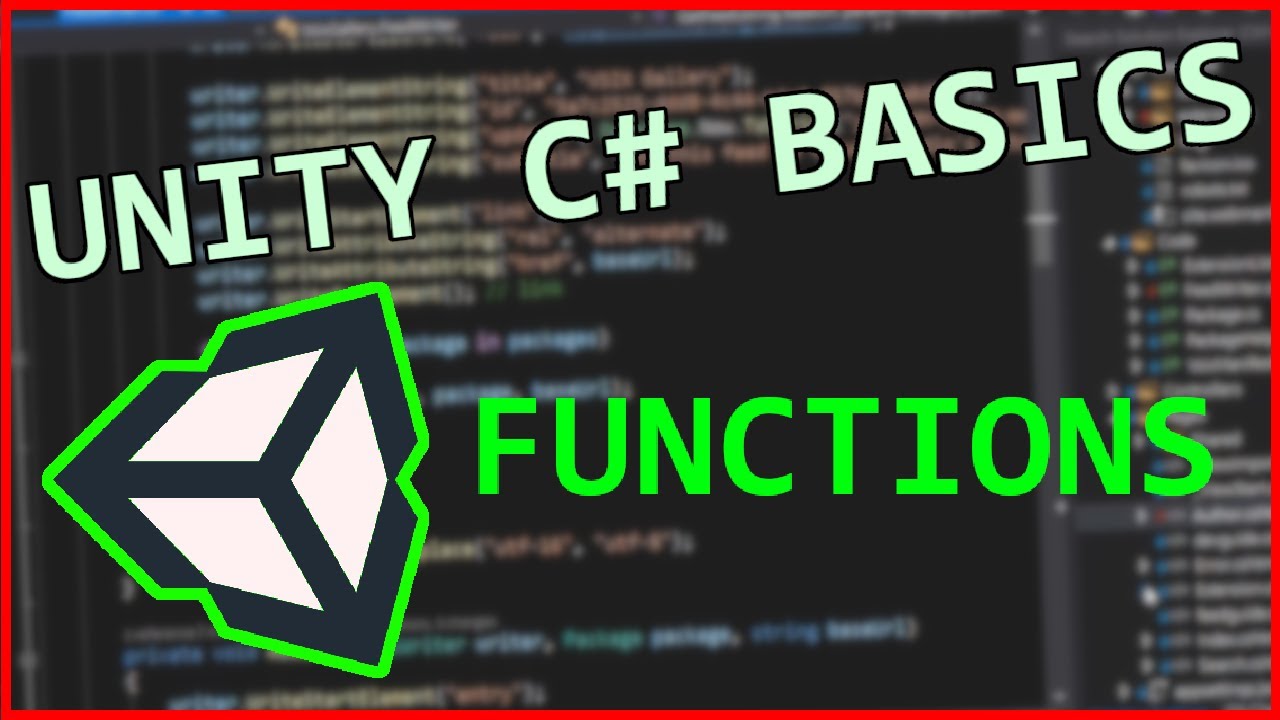 Unity C# Basics P4 | Functions (in, out, ref, return) - YouTube