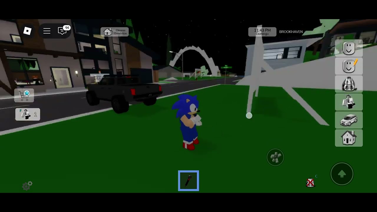 brookhaven roblox, hoje eu sou o sonic. - YouTube