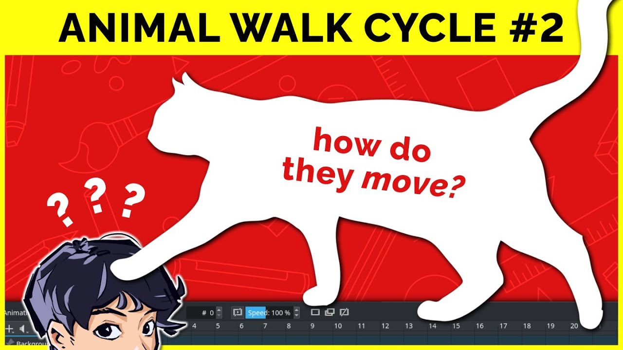 🔴 How to Animate a WOLF Walk Cycle | Part 2 🐺 - YouTube
