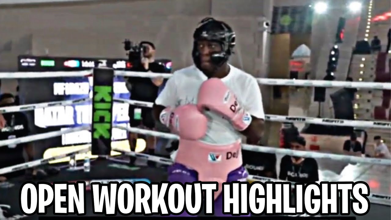 MISFITS BOXING QATAR SUPERCARD OPEN WORKOUT HIGHLIGHTS - YouTube