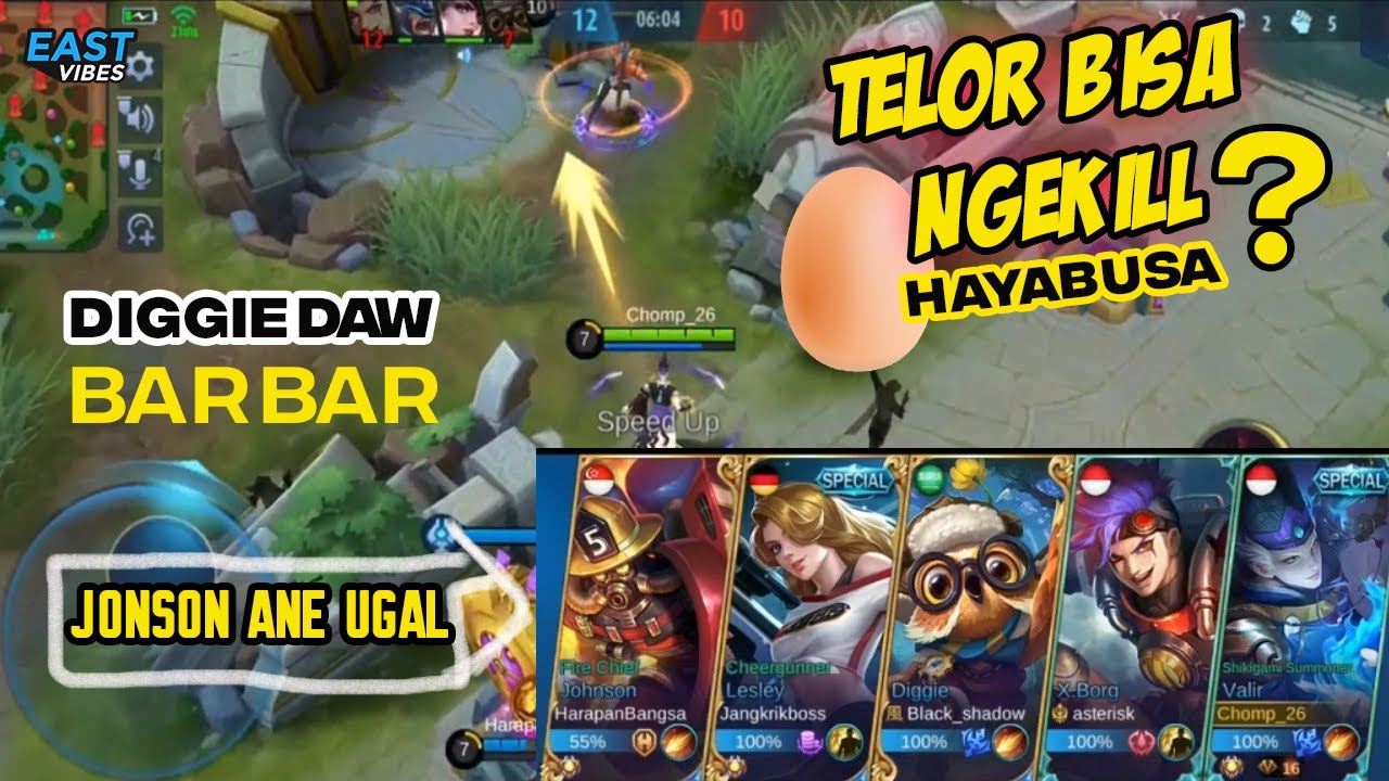 NGAKAK HAYABUSA DI KILL TELOR DIGGIE DAW | MABAR KARANTINA - YouTube