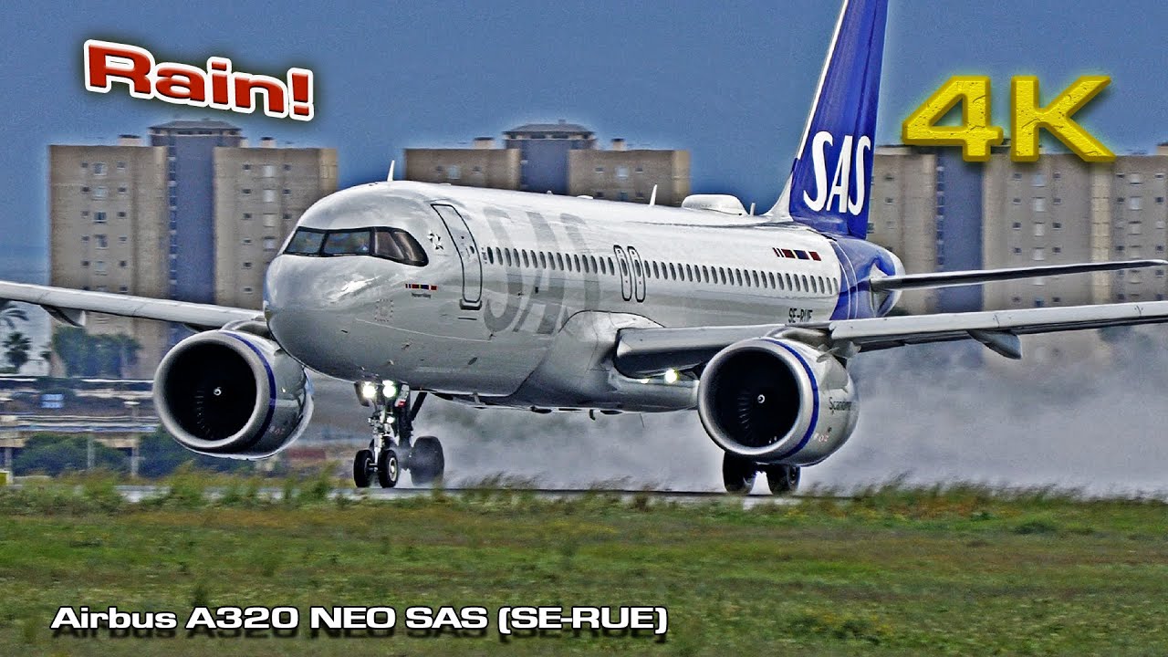 Airbus A320 NEO SAS (SE-RUE) Alicante Dana! - YouTube