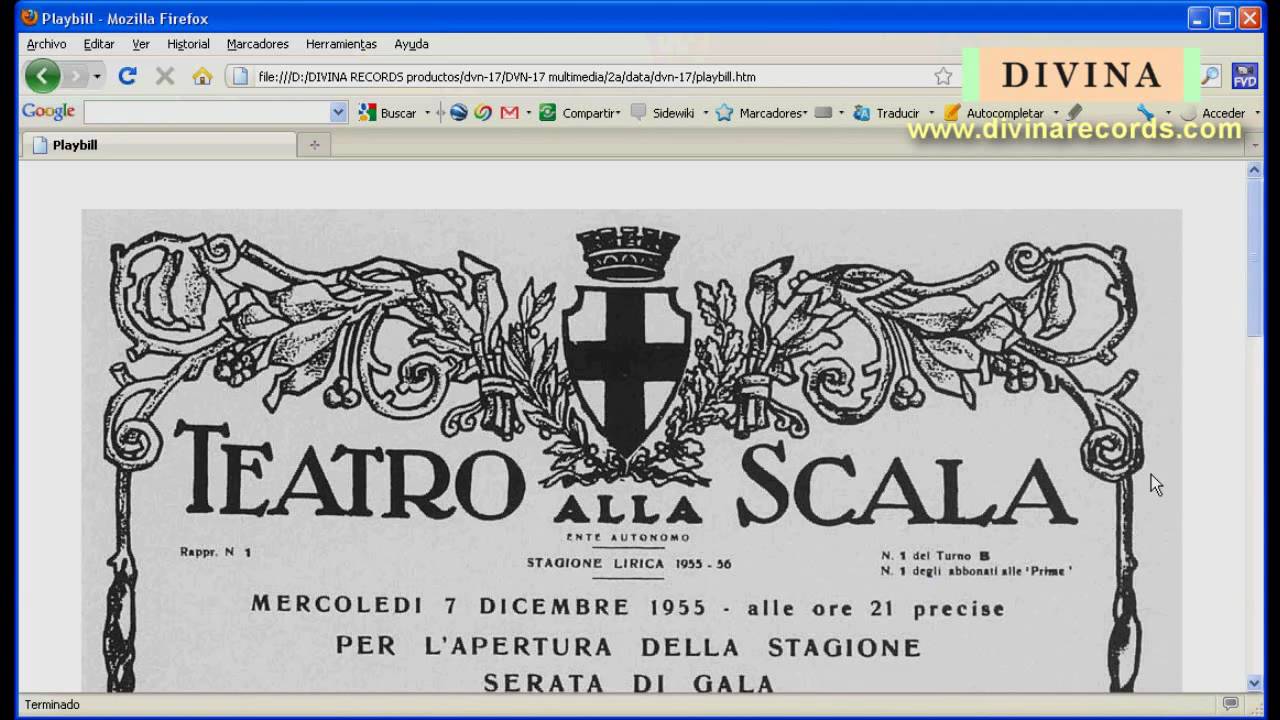 Maria Callas: ENHANCED CDs multimedia content sample (Divina Records ...